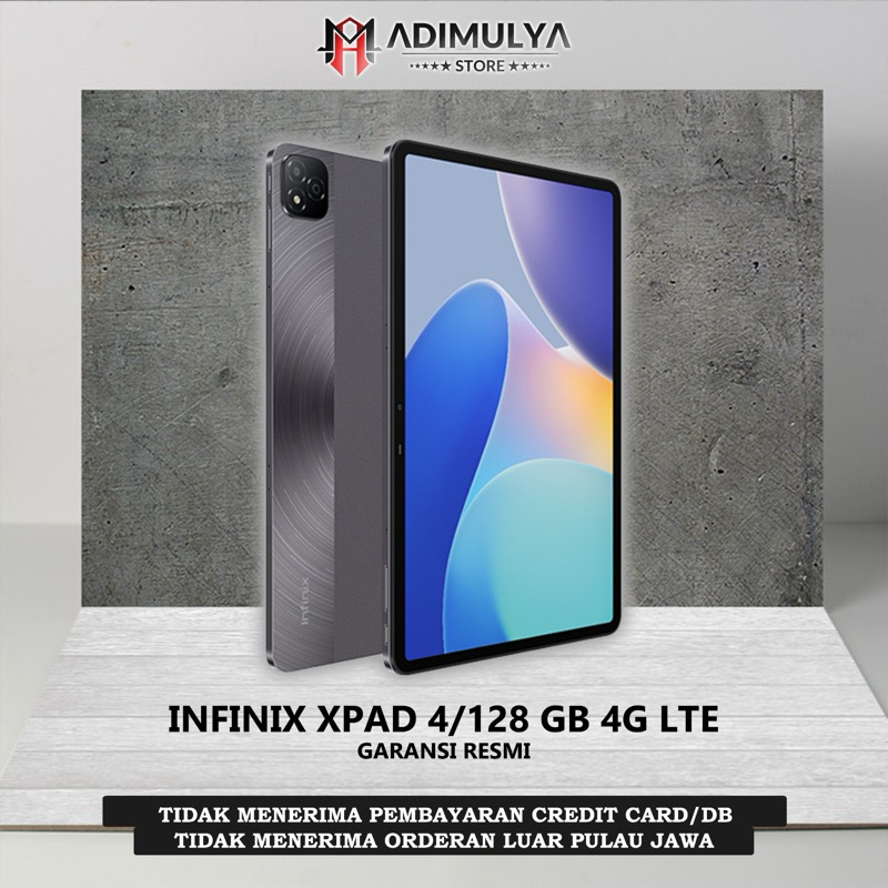 Jual Infinix Xpad 4/128 GB 4G LTE Garansi Resmi | Shopee Indonesia
