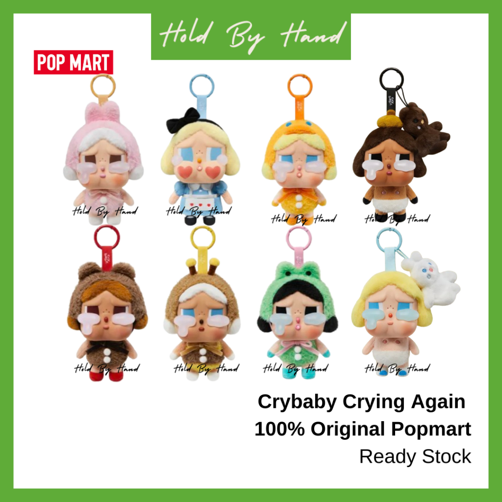 Jual Crybaby Cry Baby Crying Again Vinyl Face Plush Doll Popmart Pop ...