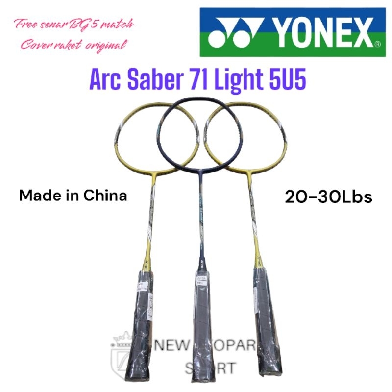 Jual Raket Badminton YONEX ARCSABER 71 Light red | Shopee Indonesia