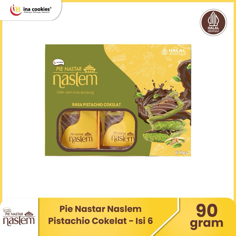 Jual Pie Nastar Naslem Pistachio Cokelat isi 6 pcs Oleh-Oleh Khas ...