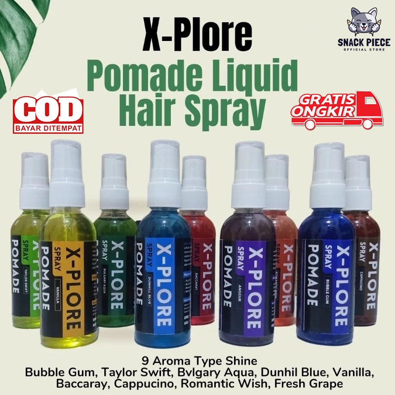 Jual Pomade Spray Xplore: Kilau Klasik, Modern | Shopee Indonesia