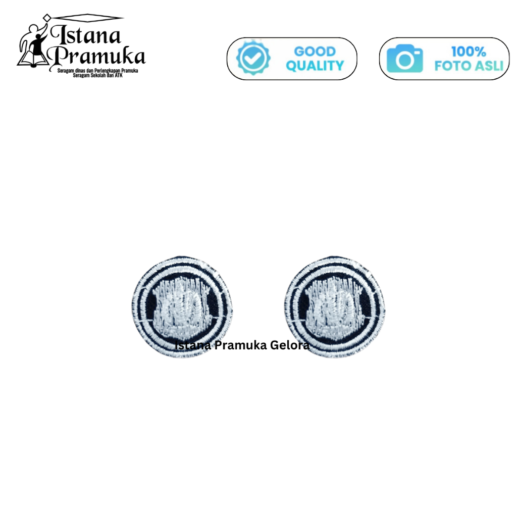 Jual Bordir Monogram untuk kerah atribut Satpam - Istana Pramuka Gelora ...