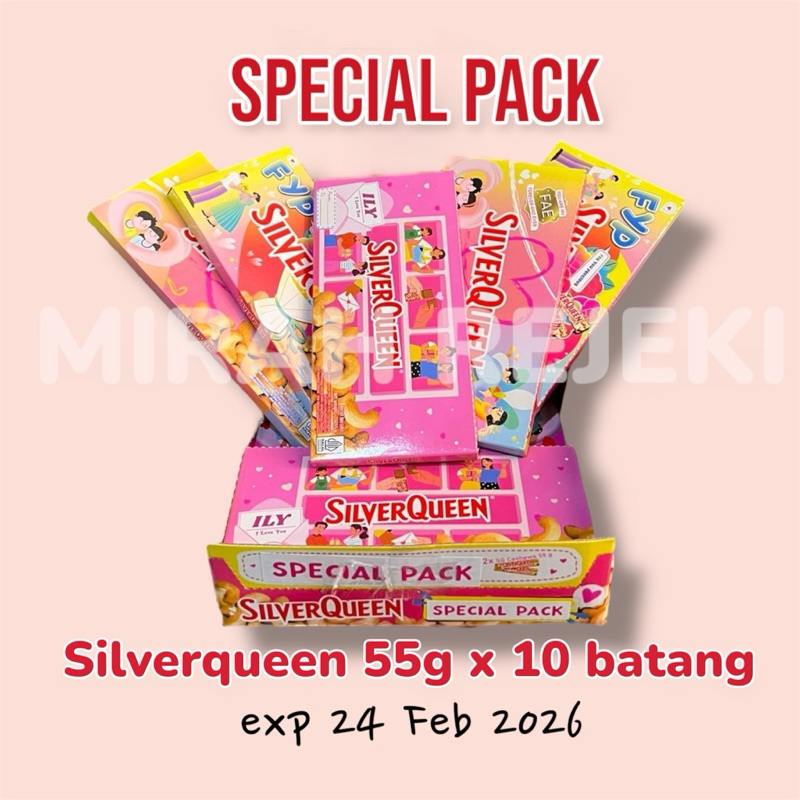 Jual SILVERQUEEN SPECIAL EDITION (55g x 10 batang) | Shopee Indonesia