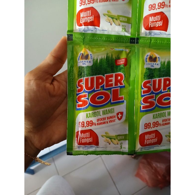 Jual 24 sachet super sol sereh cemara pinus pel | Shopee Indonesia