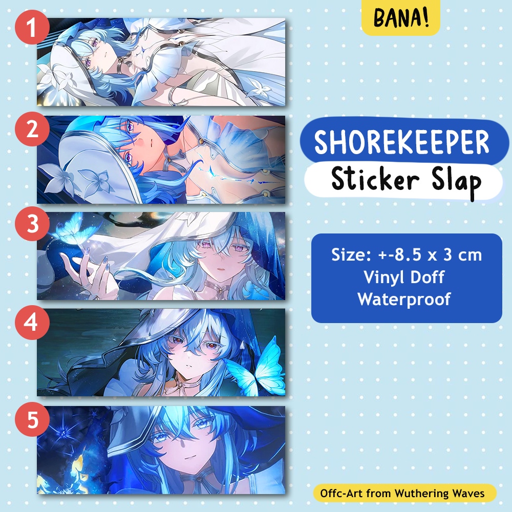 Jual Stiker SHOREKEEPER Wuthering Waves Sticker Slap Waterproof Anime ...