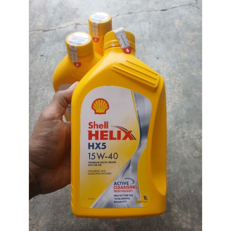 Jual Botol Oli Kosong Bekas Shell Helix Plus Tutup | Shopee Indonesia