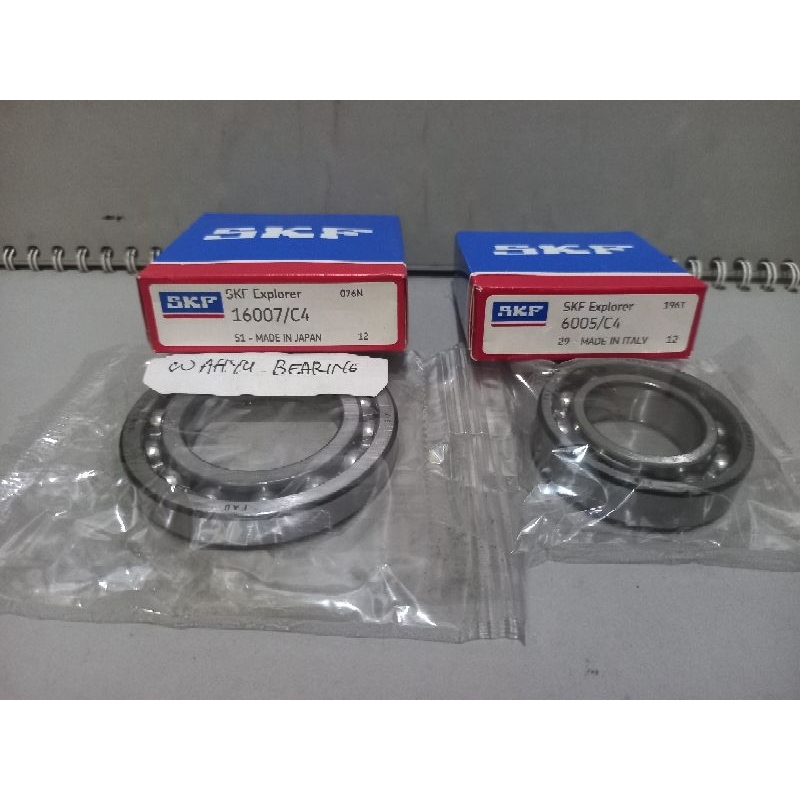 Jual Bearing High Speed 16007 C4 + 6005 C4 SKF Set Balancer Ninja R RR ...