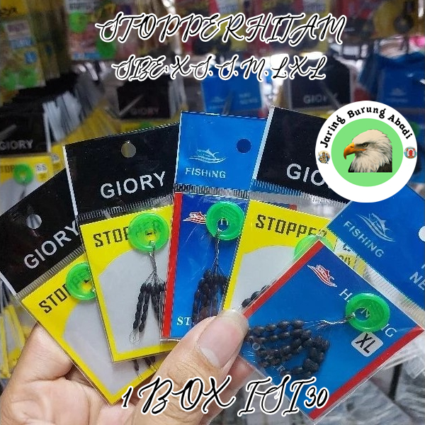 Jual Stopper Batang Float Orca Pancing Warna Kuning/HITAM Alat Pancing ...