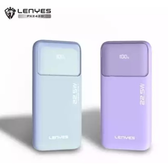 Jual LENYES PX242D Powerbank 20000 mAh Fast Charging 22,5W + PD20W Built In Cable Power Bank ...