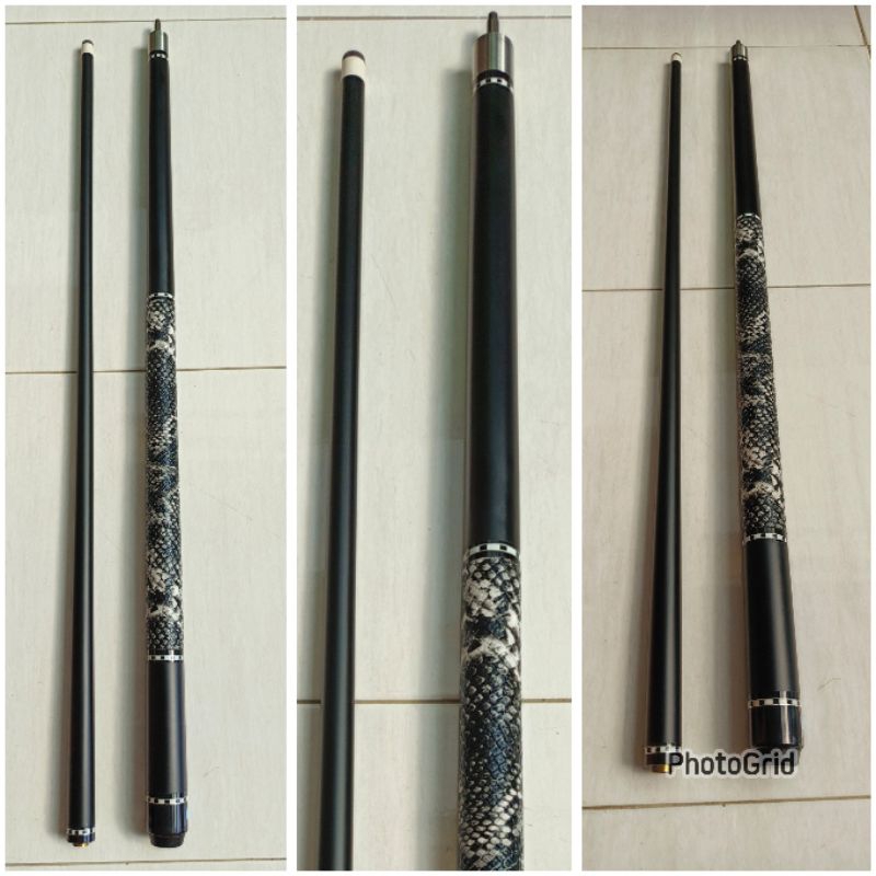 Jual stick stik billiard biliard bilyard black elegance doff joint ...
