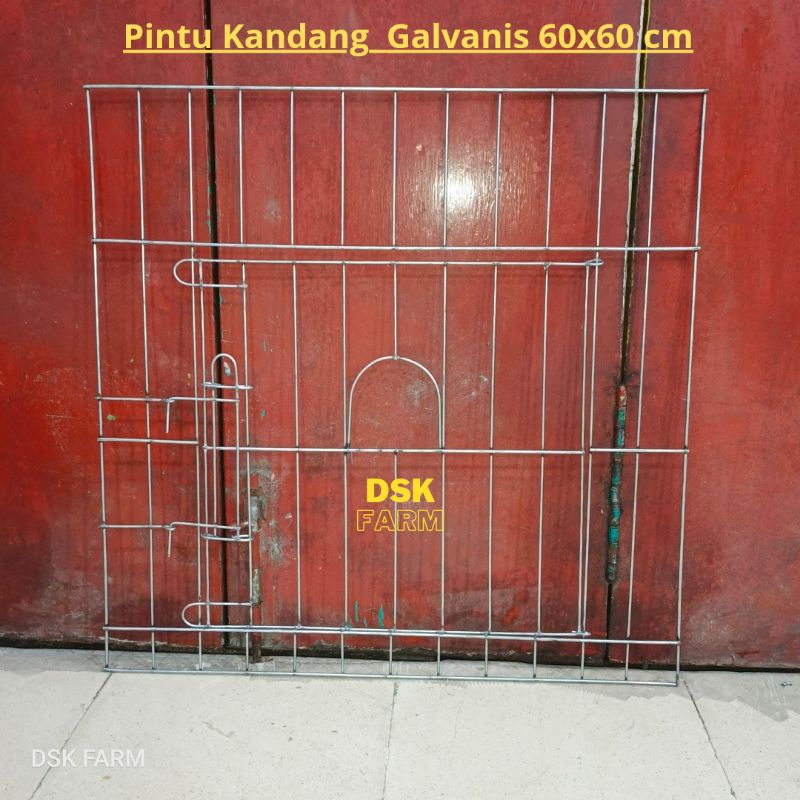 Jual Pintu Kandang Galvanis 60x60 cm (Free extra packing full kardus ...