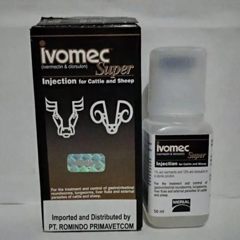 Jual IVOMEC SUPER INJECTION 50ml Obat Gatal Dan Gudik Hewan Terbukti ...