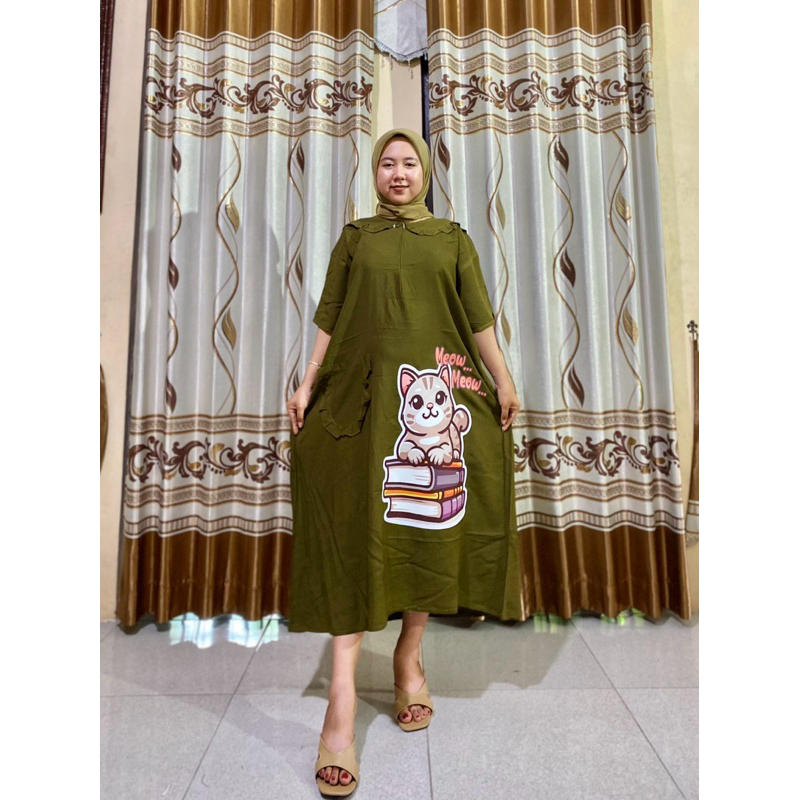 Jual DASTER KARAKTER MOTIF KUCING NEW PREMIUM LD140 | Shopee Indonesia