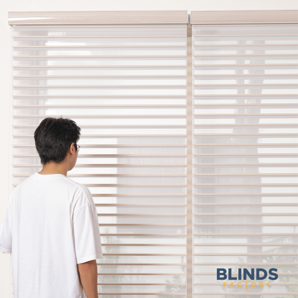 Jual Shangrilla 3-D Roller Blinds Request Ukuran Custom 2 Layer Premium ...