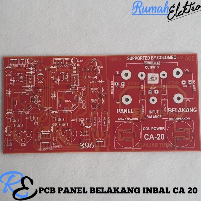 Jual PCB Input Balance Panel Belakang Box CA-20 | Shopee Indonesia