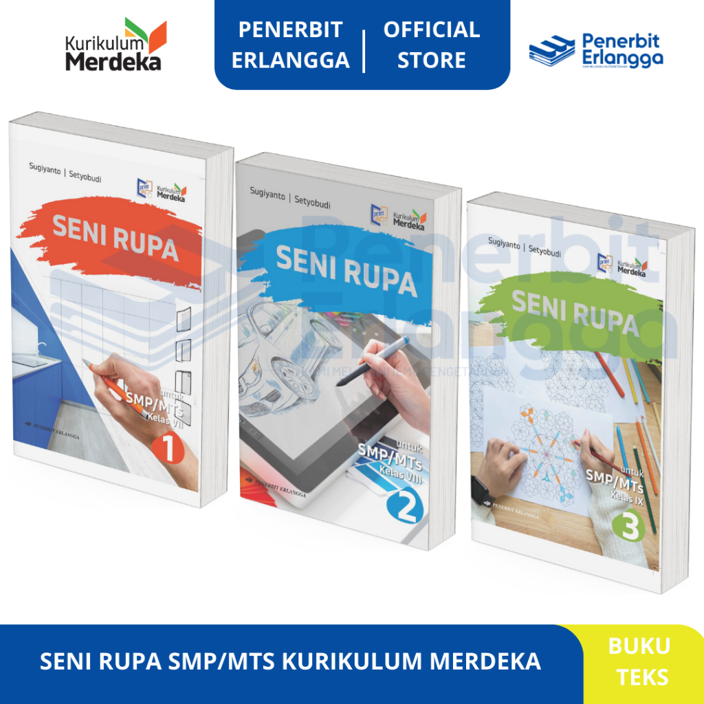 Jual [Erlangga Official] Seni Rupa Smp/Mts Kelas 7 8 9 Kurikulum Merdeka | Shopee Indonesia