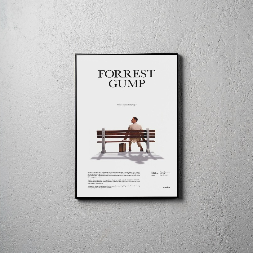 Jual Poster Forrest Gump - Frame A3 (29,7cm x 42.0cm) - Western Movies ...