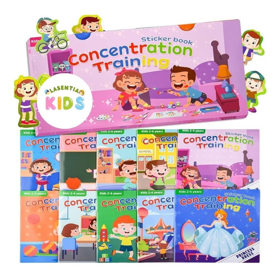 Jual Sticker Book Concentration Training Kids Buku Pelatihan Anak ...