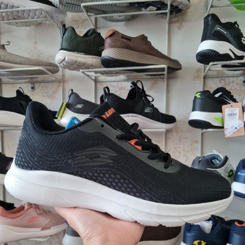 Jual Sepatu lotto RI black size 40 41 42 44 | Shopee Indonesia