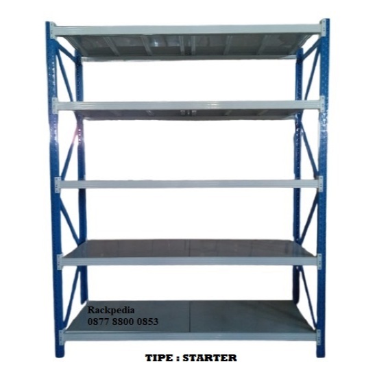 Jual RPD-36 T. 3 meter ( Light Duty Rack Kapasitas 250Kg/Level ...