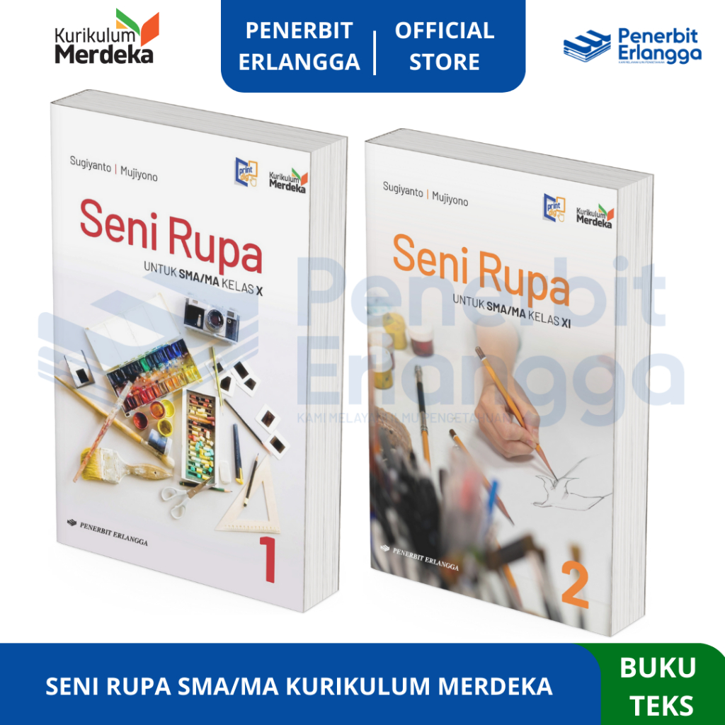 Jual [Erlangga Official] Seni Rupa Sma/Ma Kelas 10 11- Kurikulum ...