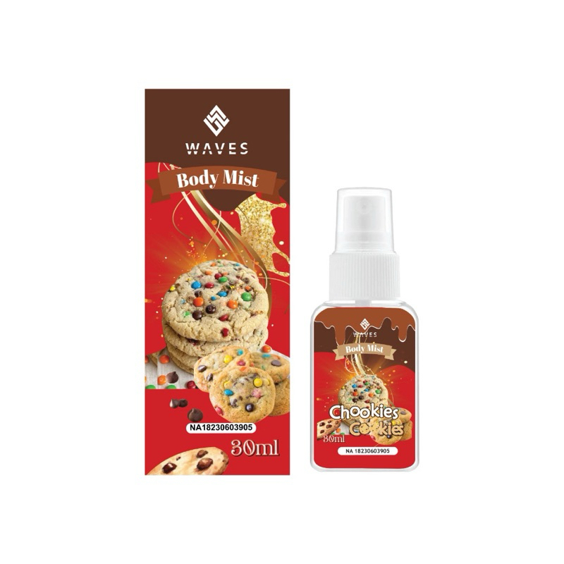 Jual BODY MIST Popcorn dan Cookies WAVES | Shopee Indonesia