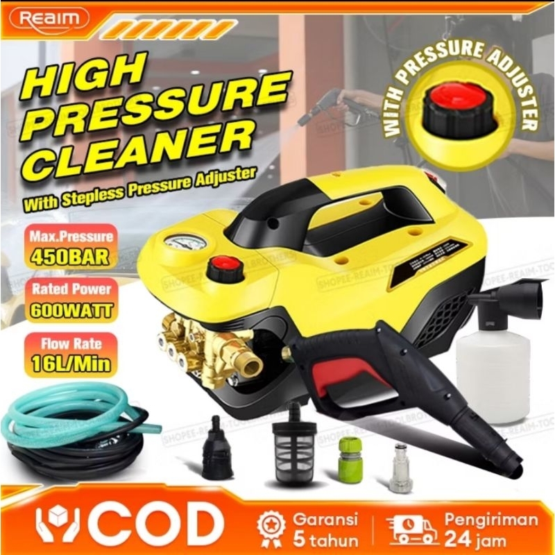 Jual jet cleaner reaim high pressure washer mesin steam | Shopee Indonesia