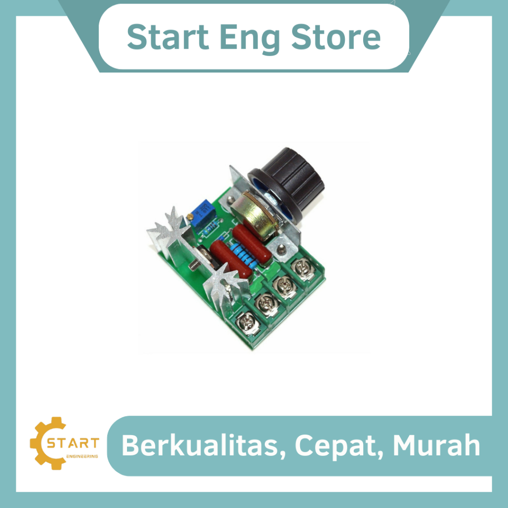 Jual SCR Dimmer Motor Speed Controller 2000W Voltage Regulator Dimmer ...