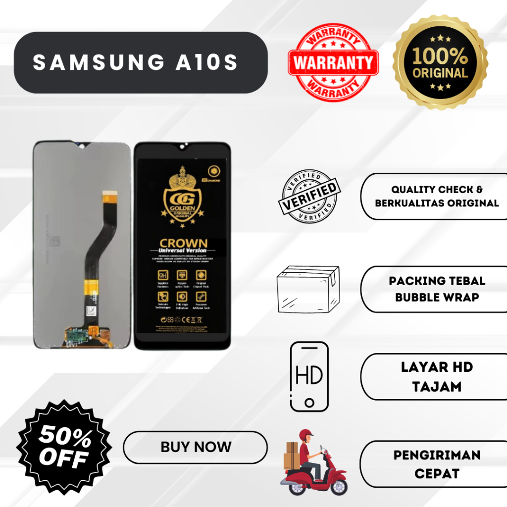 Jual LCD SAMSUNG A10S - A107 TOUCHSCREEN FULLSET COMPLETE ORIGINAL ...