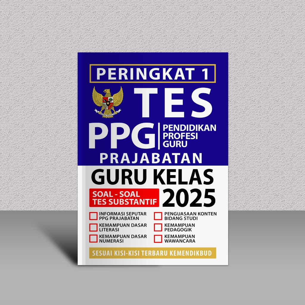 Jual Buku PPG Prajabatan Guru PGSD Guru Kelas 2025 - Buku PPG Calon ...