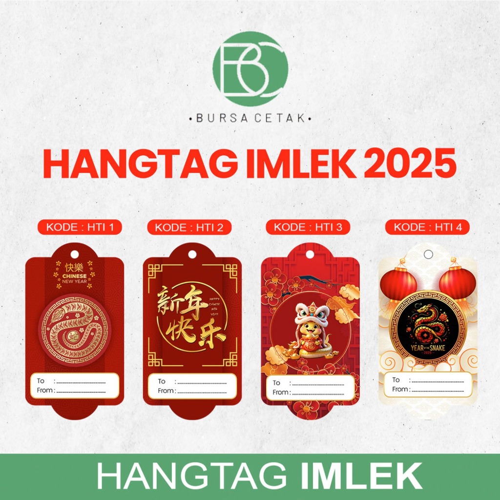 Jual BURSA CETAK Cetak Hang Tag Imlek Label Tag Kado HangTag Hampers ...
