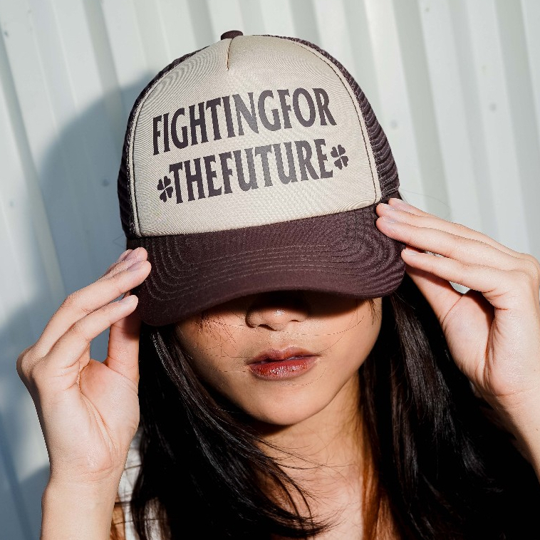 Jual WRPLN Trucker Hat Fight Brown | Shopee Indonesia