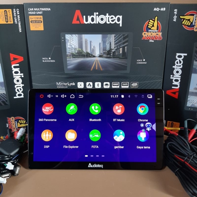 Jual HEAD UNIT ANDROID 9 INCH AUDIOTEQ RAM 6/128 GB - INCELL BLACK ...