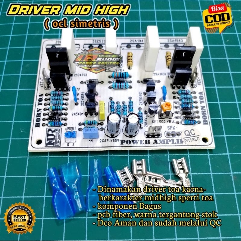 Jual Driver Toa / Karakter Driver Mid hig Pcb Fiber | Shopee Indonesia