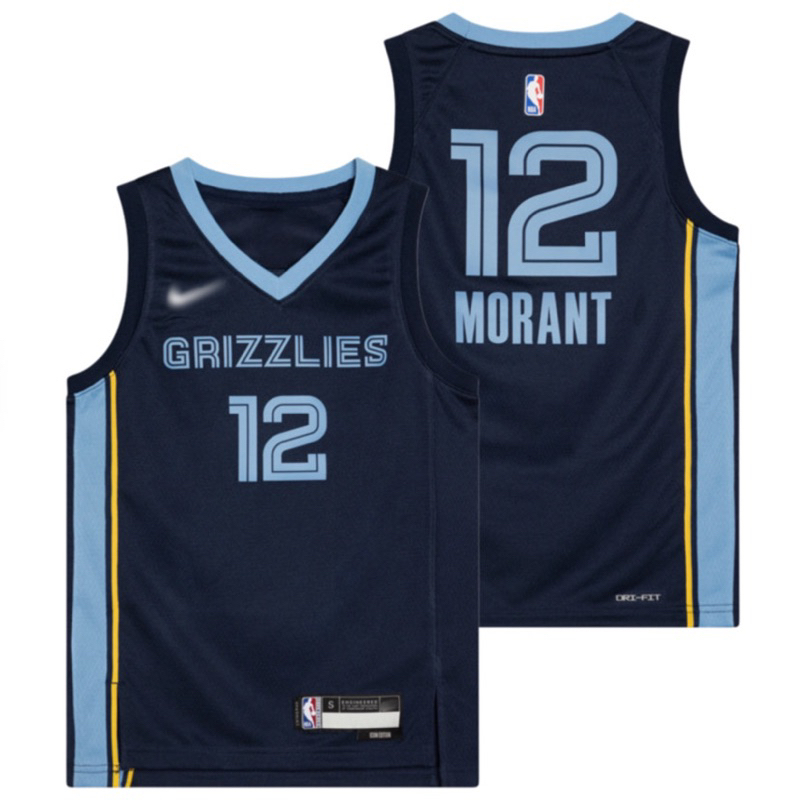 Jual JERSEY BAJU BASKET NBA MEMPHIS GRIZZLIES 12 JA MORANT ICON EDITION ...