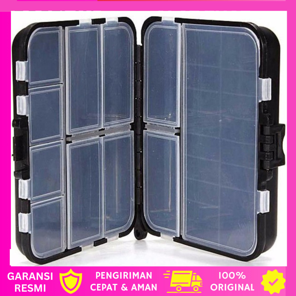 Jual TaffSPORT Box Kotak Perkakas Kail Pancing Waterproof Case - Q041 - Black | Shopee Indonesia