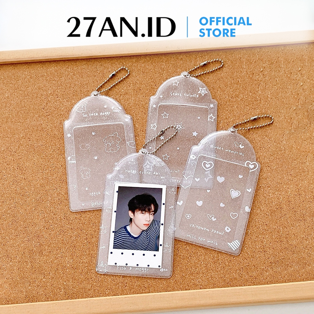 Jual (27AN.ID)Name Tag Id Card Lanyard Potrait H781 Pouch Wanita ...