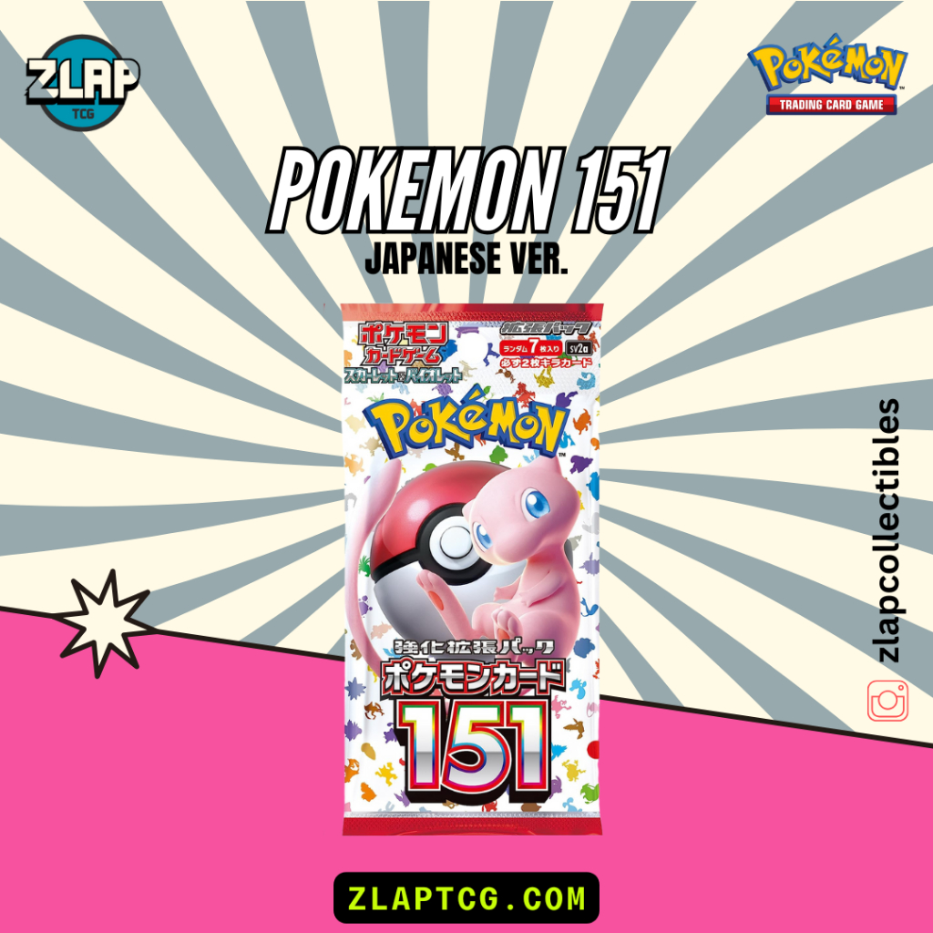 Jual Booster Pack - Pokemon 151 Japanese TCG | Shopee Indonesia
