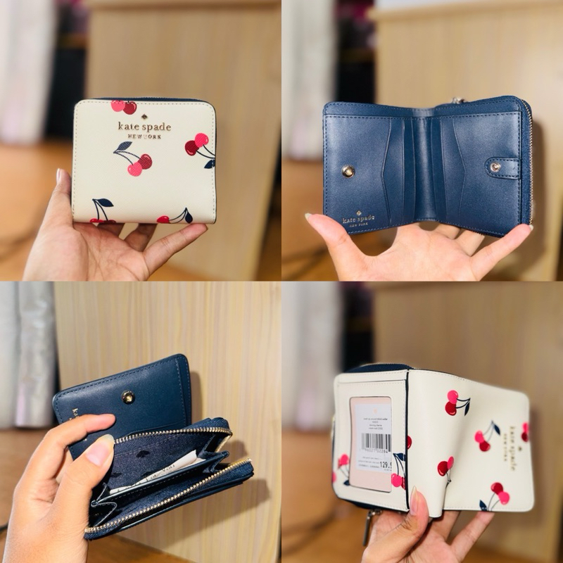 Jual Kate spade around bifold wallet dancing cerrie | Shopee Indonesia