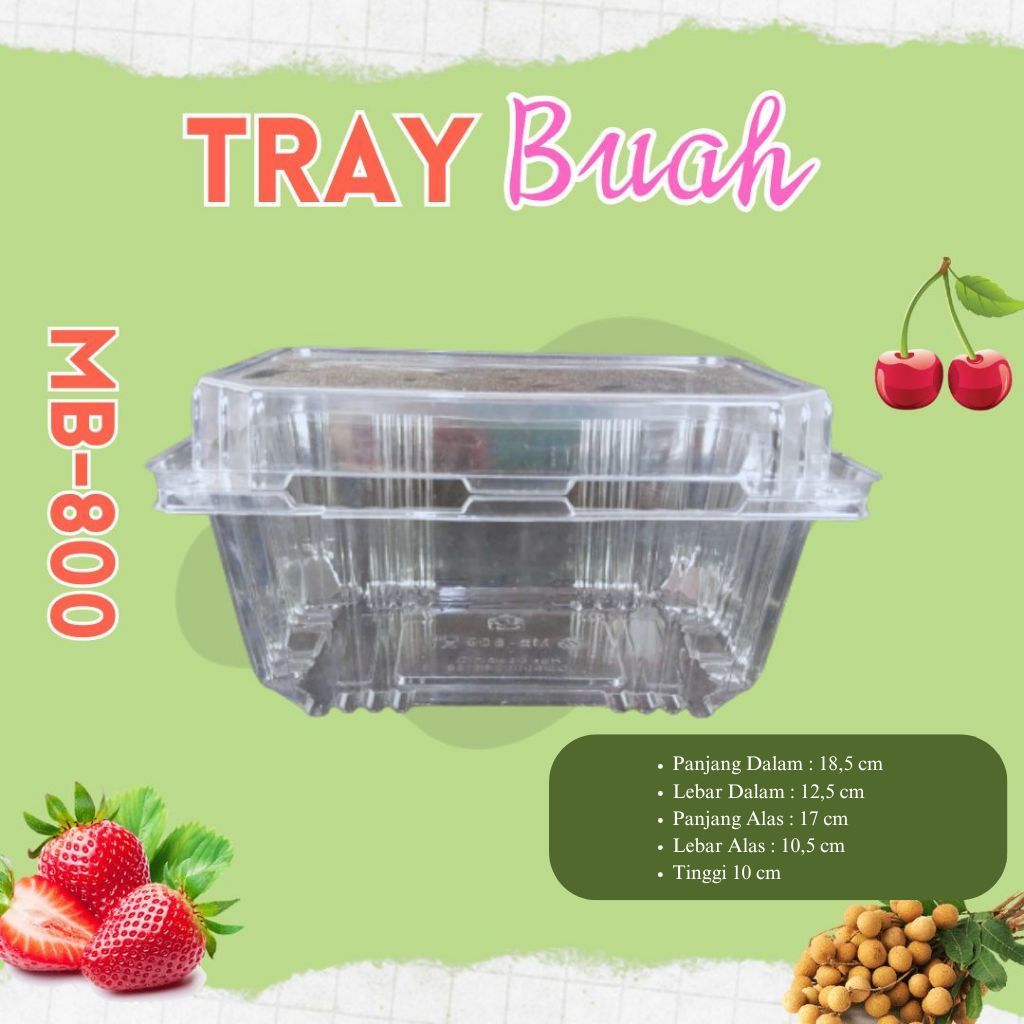 Jual Mika Buah Strawberry, Anggur 1 Kg isi 25 pcs |MB800 | Shopee Indonesia