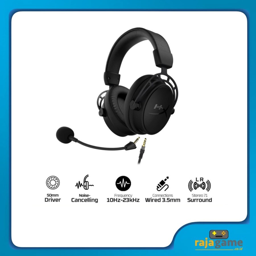 Jual HyperX Cloud Alpha S - Gaming Headset (Black) | Shopee Indonesia