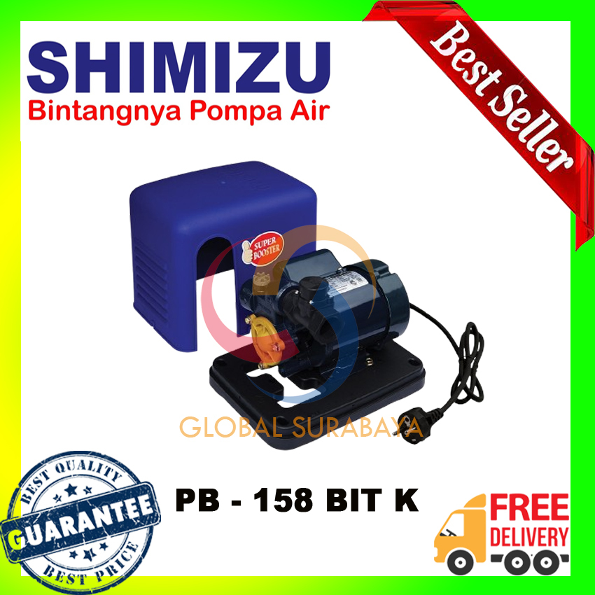 Jual SHIMIZU PB 158 BIT Pompa Air Booster Otomatis | Shopee Indonesia