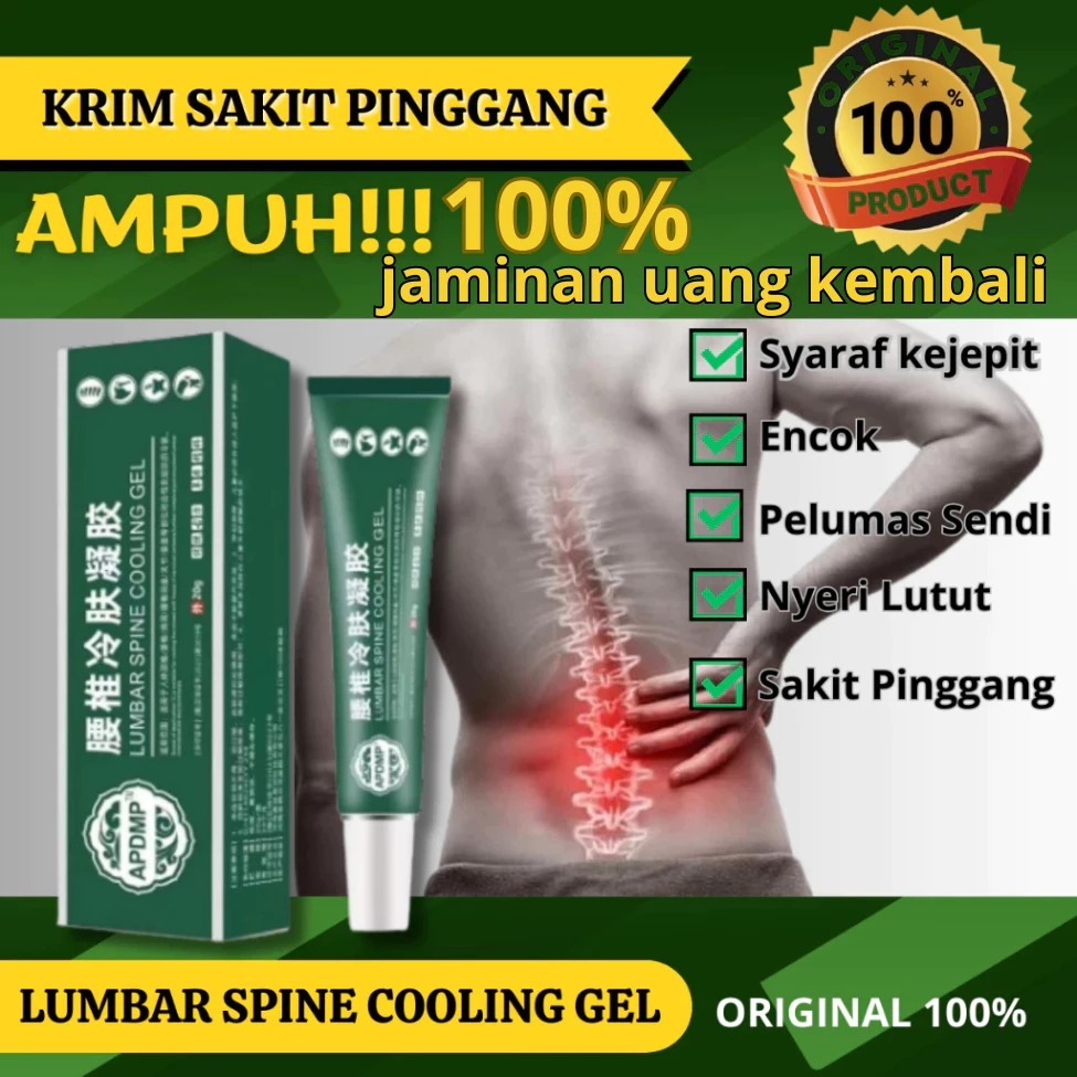 Jual Lumbar Spine Colling Gel APDMP Cold Compress Gel Cream Pereda ...