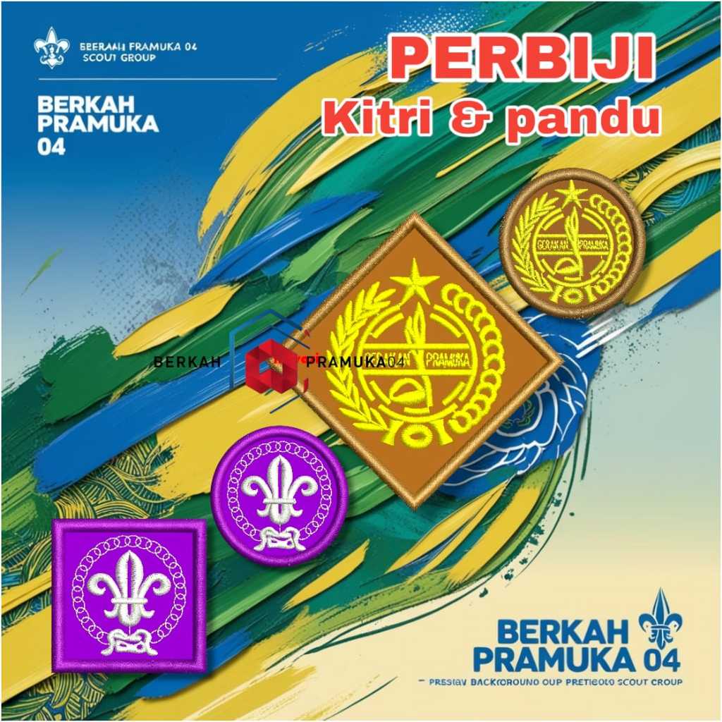 Jual Badge bed logo bordir Tunas kelapa kitri pandu putra putri ...