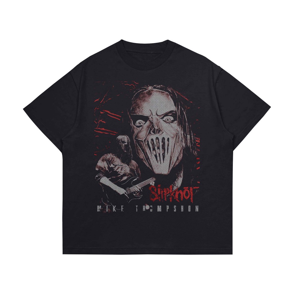 Jual Black Tshirt BOXY SLIPKNOT | MICK THOMPSON | BOOTLEG | KAOS BAND ...