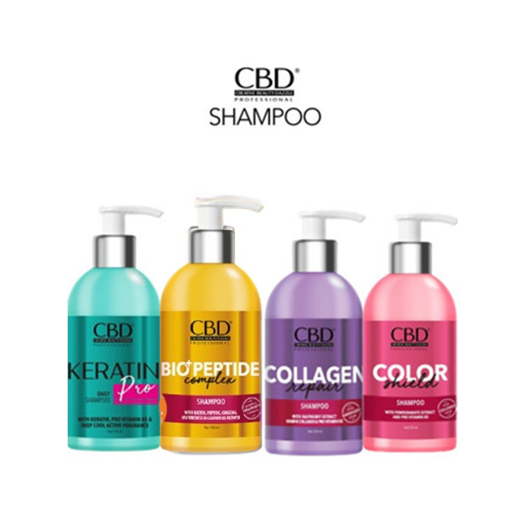 Jual Shampoo CBD Color Shield 250ml Keratin Pro Daily Collagen Repair ...