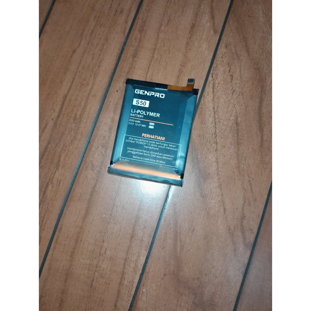 Jual batre genpro s50 ori cabutan normal tidak kembung masih bagus ...