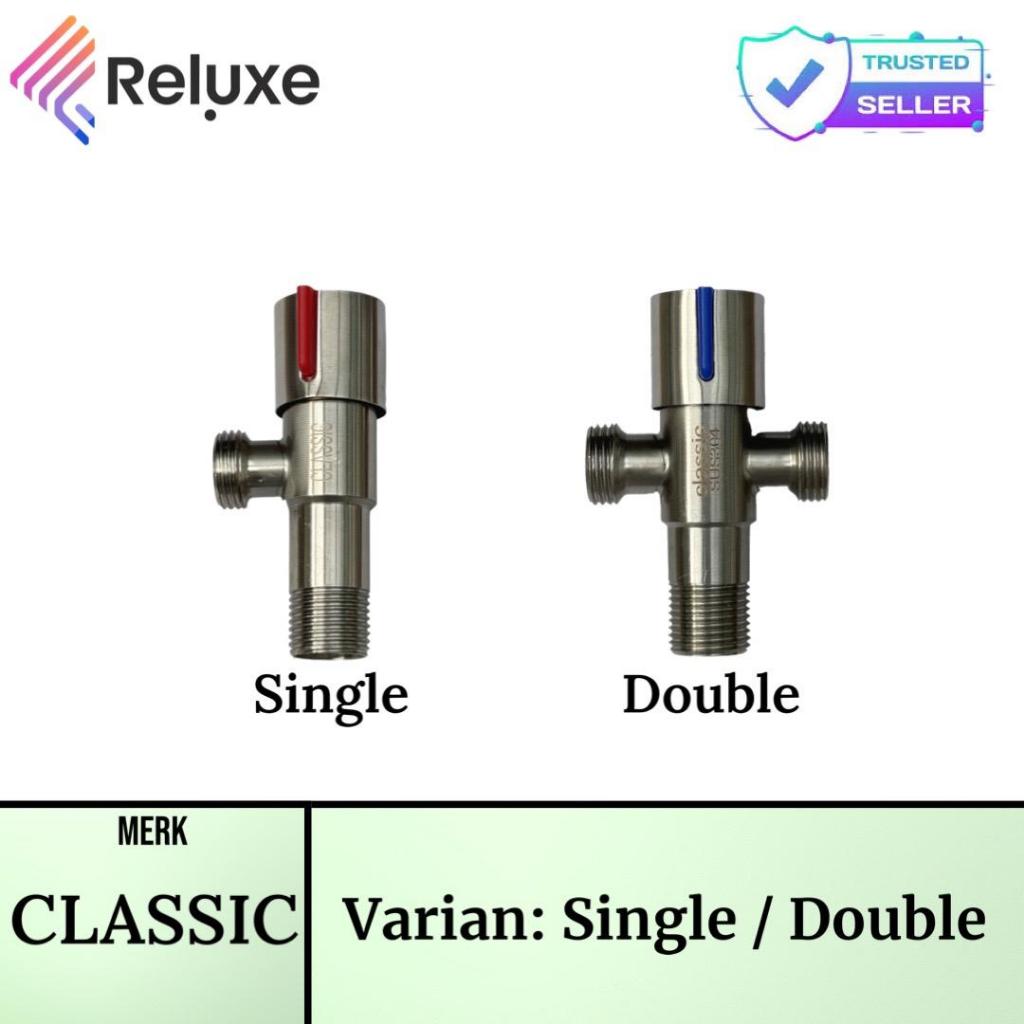 Jual CLASSIC Kran / Stop Kran / Stop Valve Shower Bahan Stainless Model ...