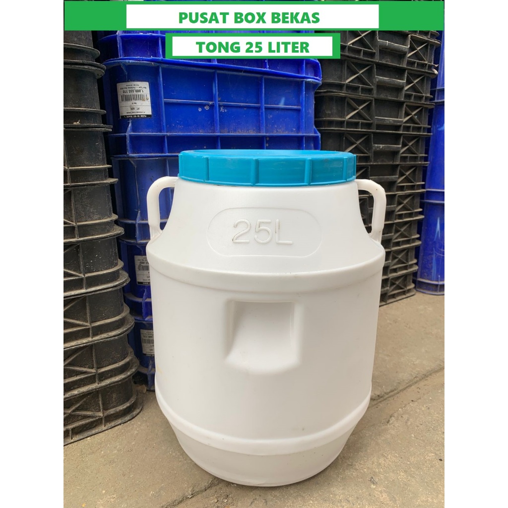 Jual WARNA RANDOM Tong Foodgrade Tong Bekas Makanan Tempat Sampah 25L ...