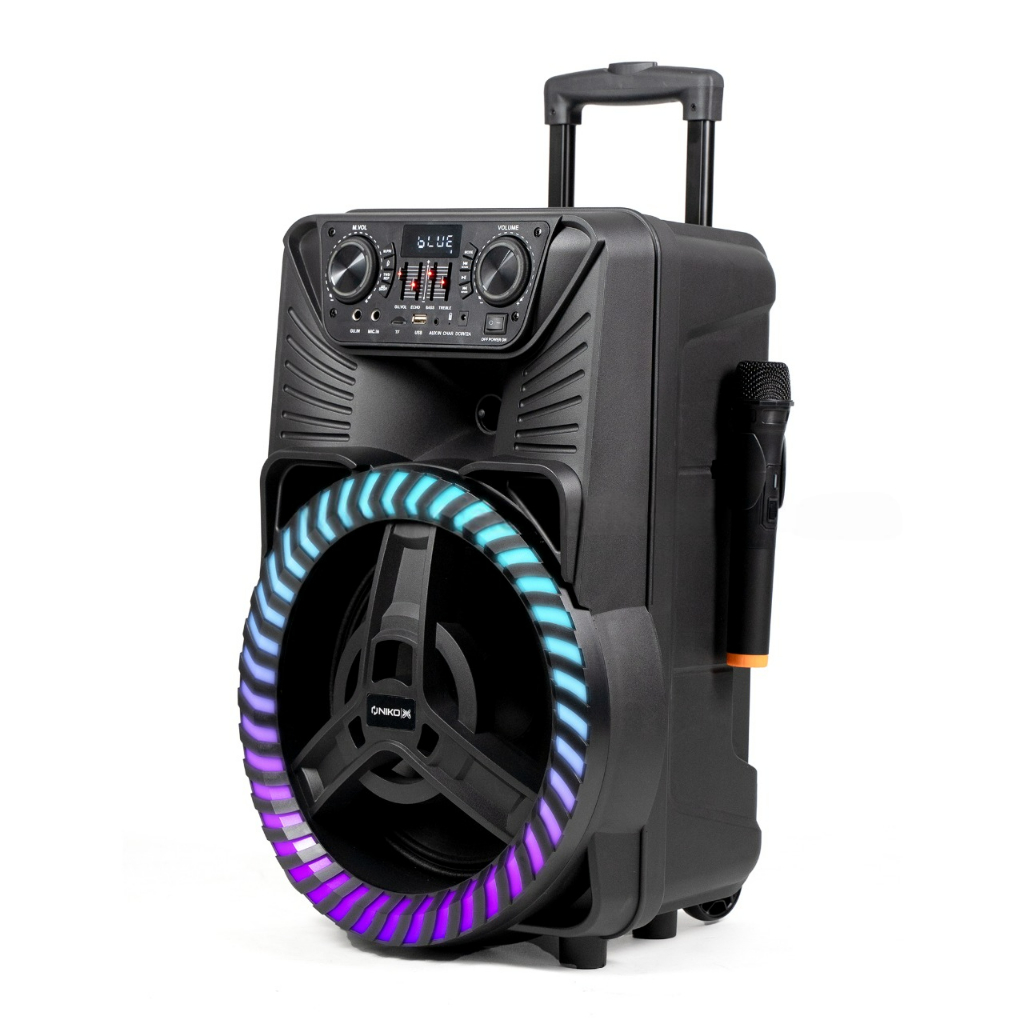 Jual NIKO PT 1202 PT1202 Trolley Speaker Aktif Portable 12" Inch ...